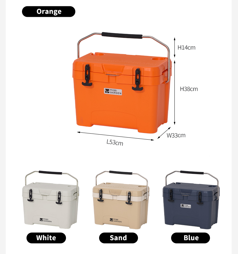 MOBI GARDEN Camping Cooler Box Ice 16L/25L/36L Car Portable Camping ...