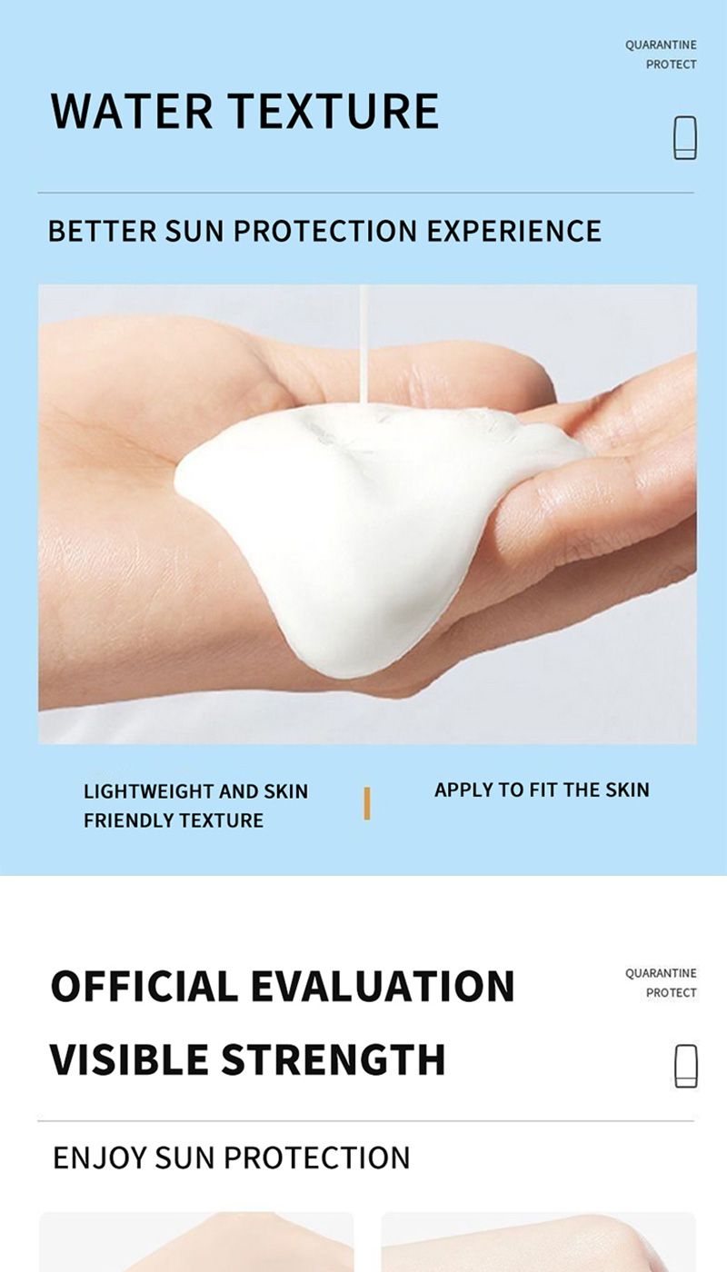 Isolation sunscreen, anti UV makeup, three in one sunscreen, refreshing ...
