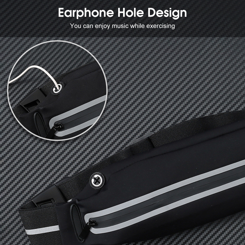 MENSPE Multi Functional Sports Waist Bag Adjustable Running Pouch ...