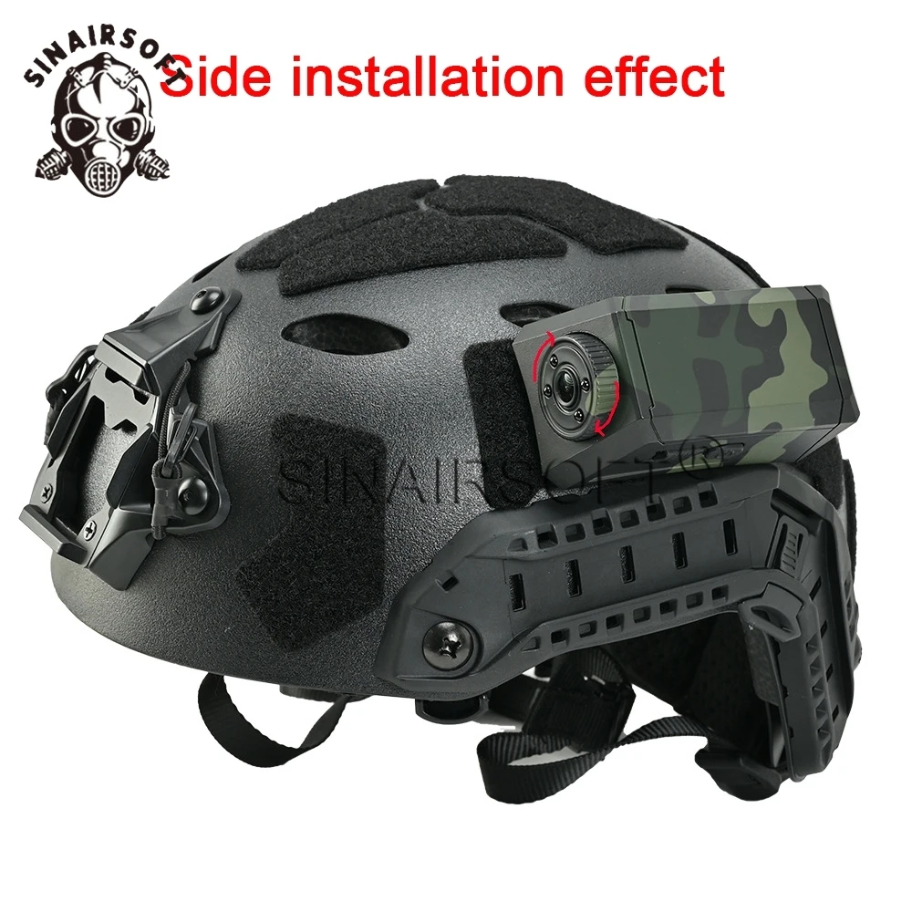 SINAIRSOFT Outdoor Cycling Recorder Tactical 1080P Helmet Camera COS ...