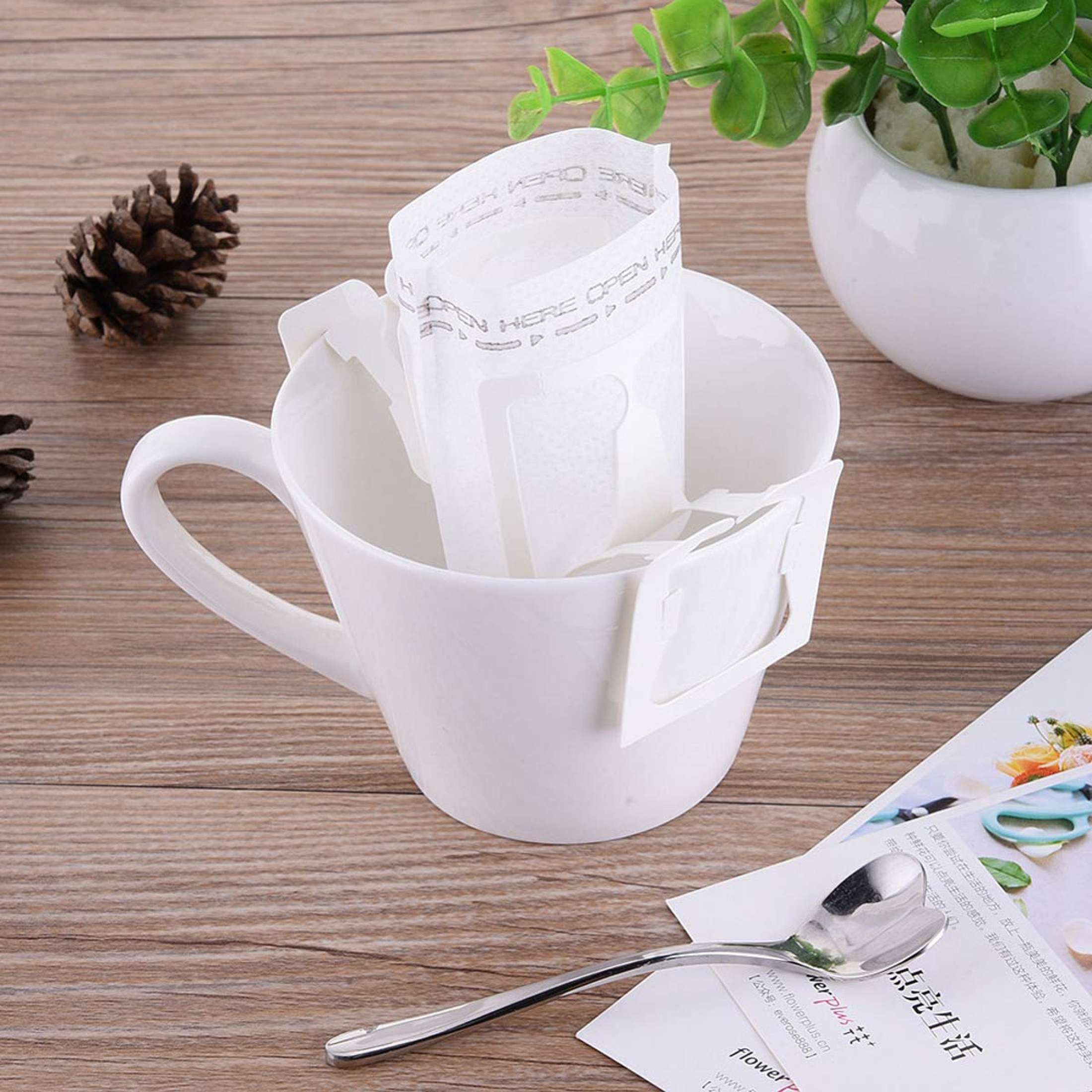 50 pcs Coffee Drip Bag Empty - Coffee Drip Filter Paper Dripper For ...