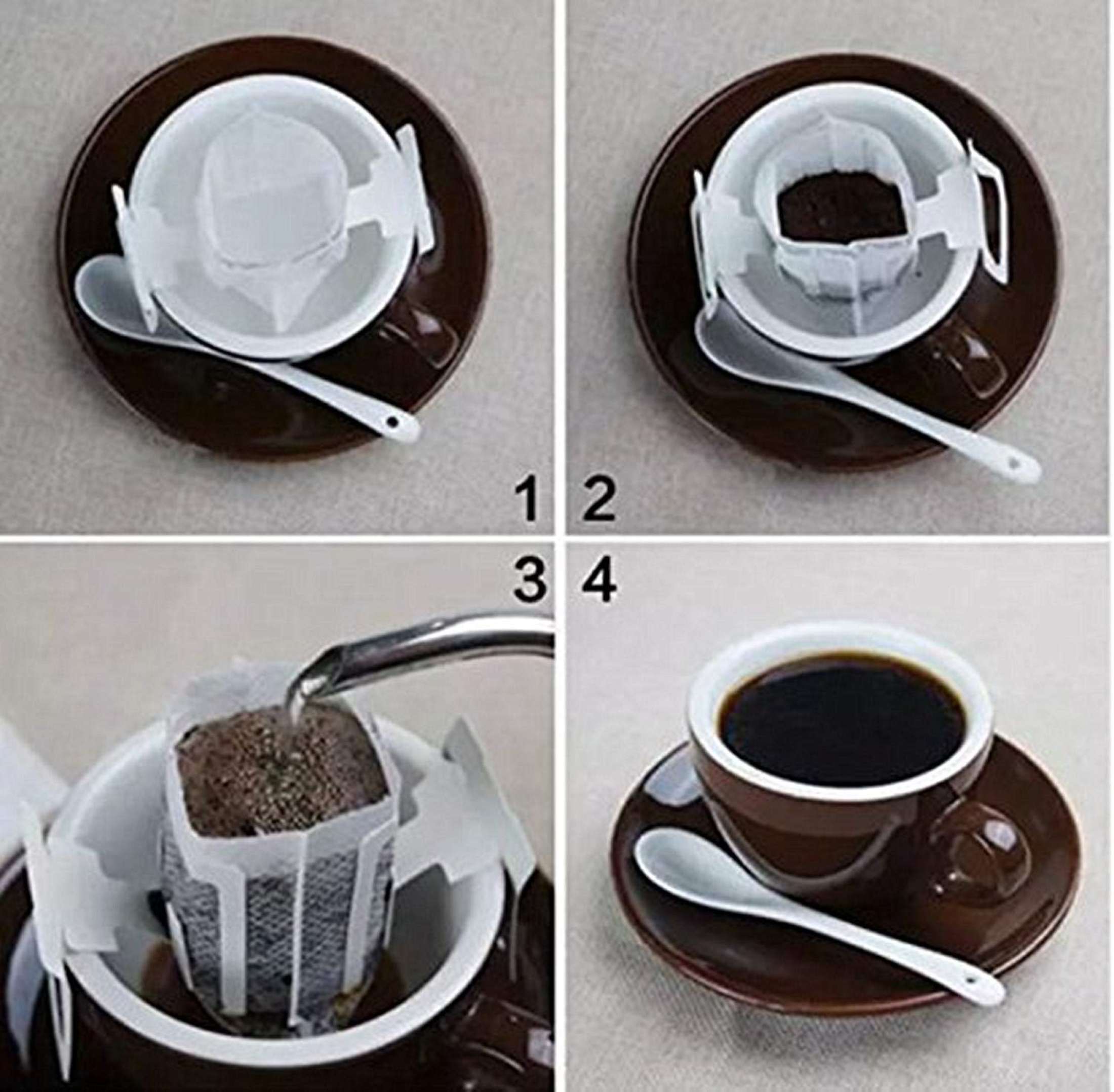 50 pcs Coffee Drip Bag Empty - Coffee Drip Filter Paper Dripper For ...