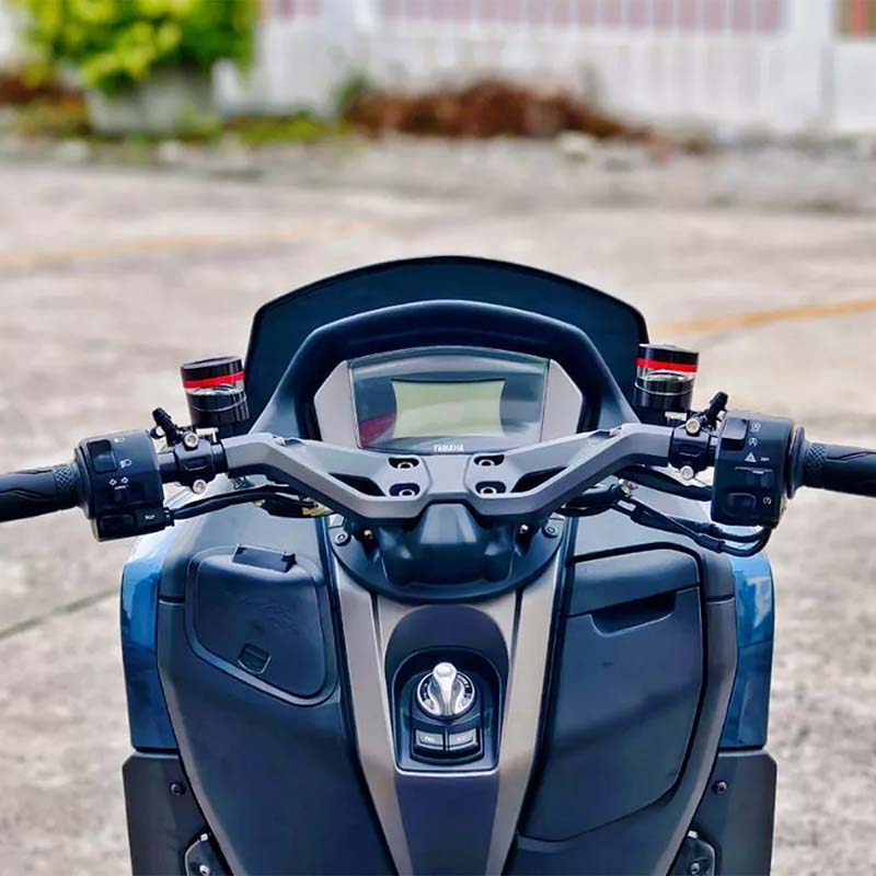 【SEMSPEED】For Yamaha NMAX 155 150 125 V3 Turbo Techmax 2025 Motorcycle CNC Handlebar Motorbike ...