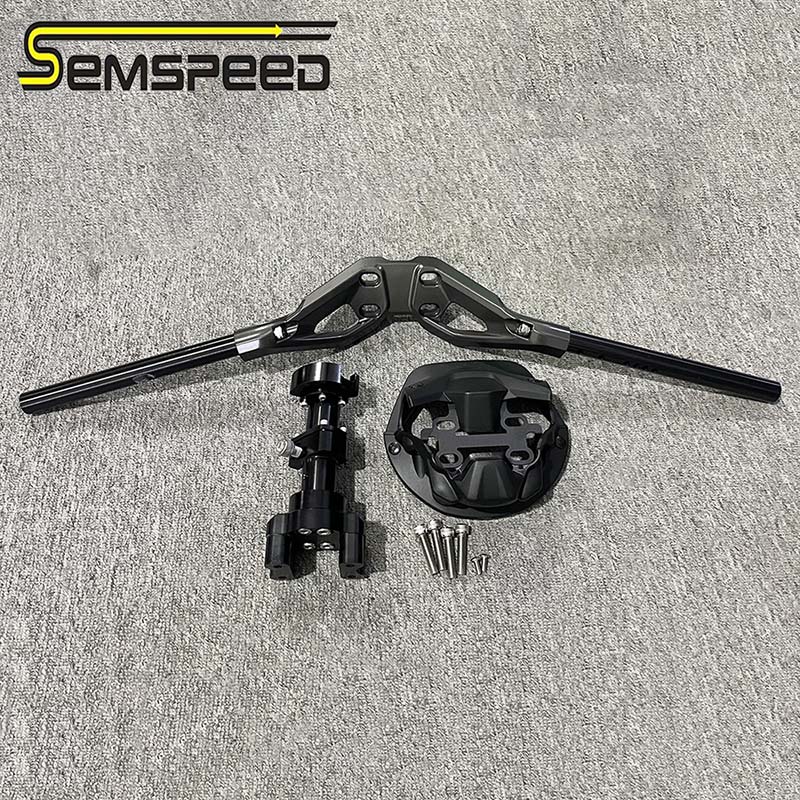 【SEMSPEED】For Yamaha NMAX 155 150 125 V3 Turbo Techmax 2025 Motorcycle CNC Handlebar Motorbike ...