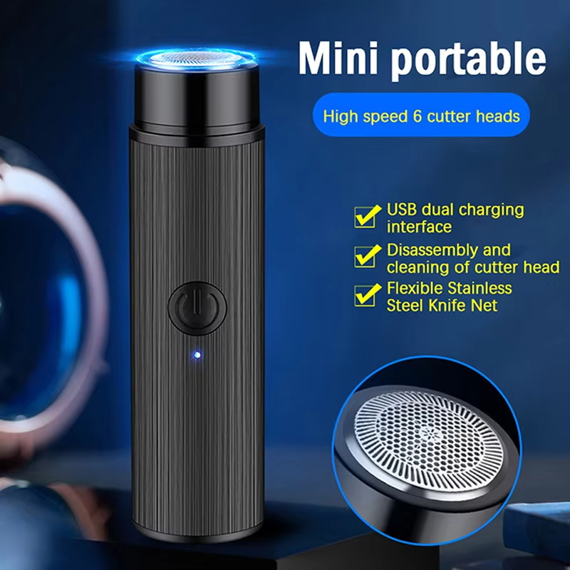 Mini Portable Electric Shaver IPX4 Waterproof Pocket Razor Beard ...