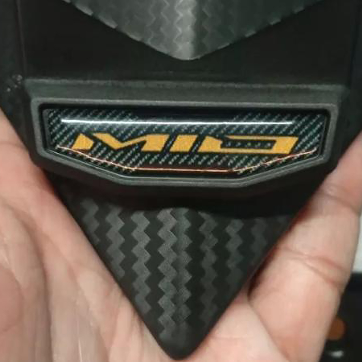 Yamaha mio emblem logo front resin stikcer for motorcycle mio sporty ...