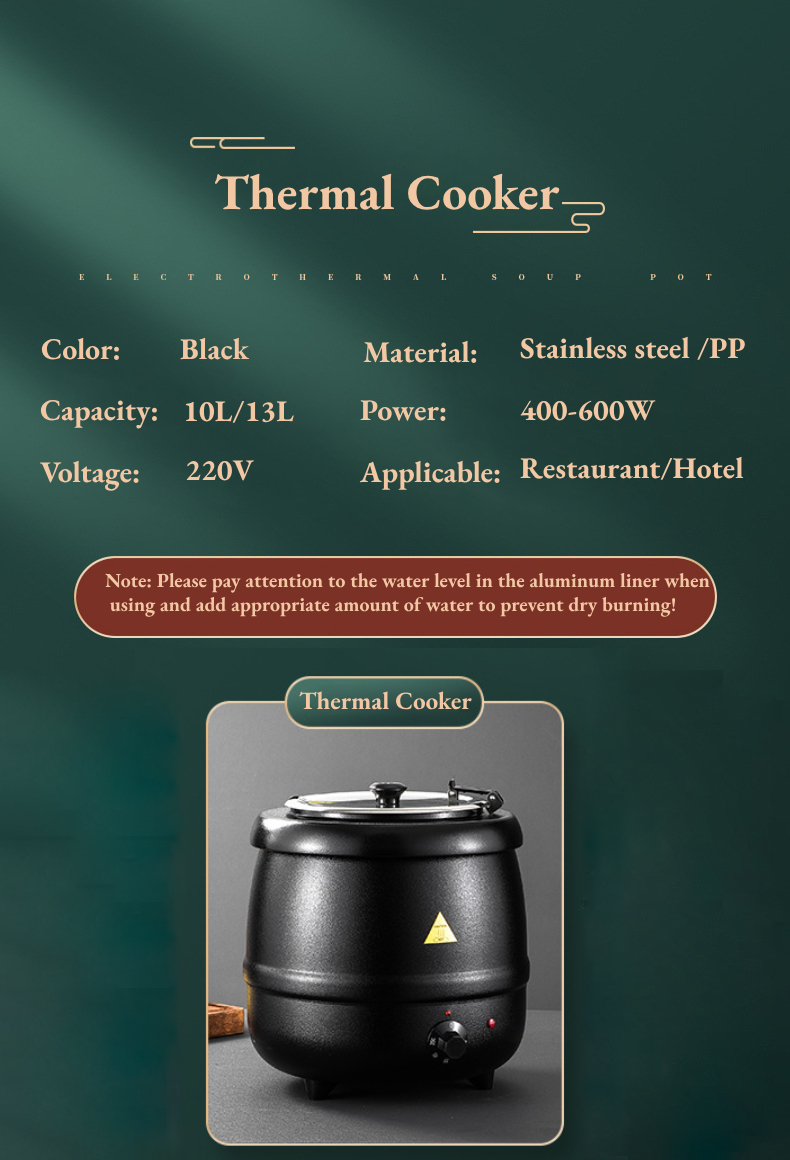 Electronic thermal insulation pot warm soup pot electric heating ...