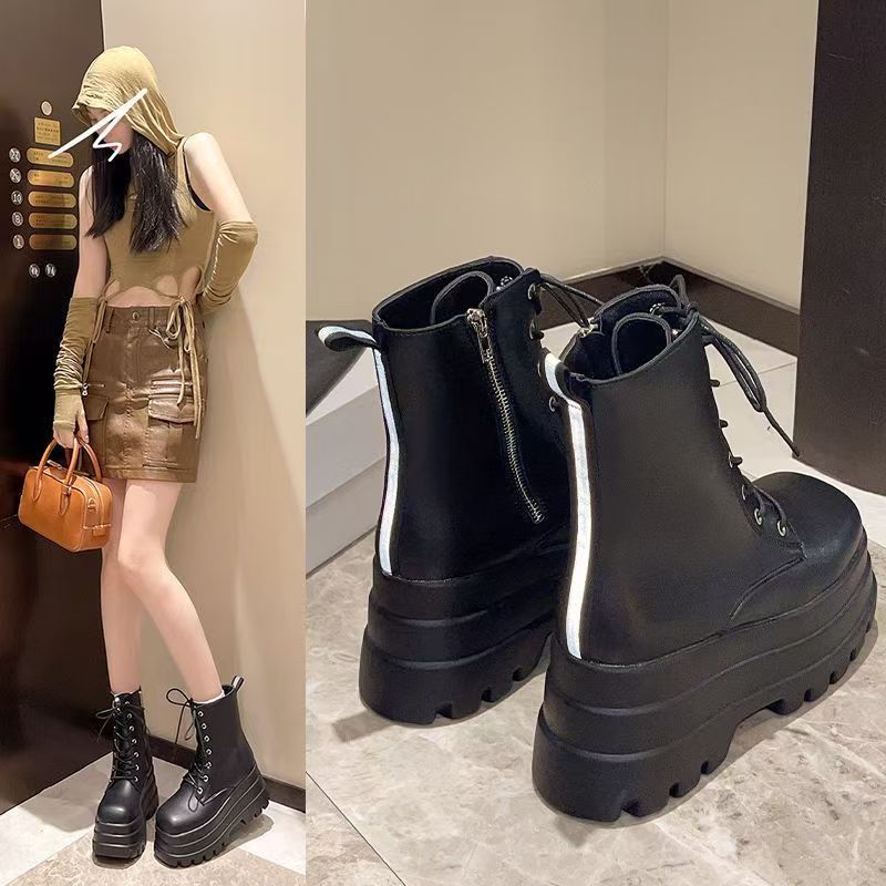COSPLAY Height Increasing Shoes 7cm Boots for woman slim legs new ultra ...