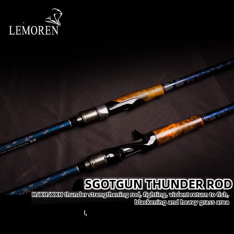 【TRAINFIS】H/XH/XXH Action Fishing Rod 20KG Drag Full Solid Carbon Tip ...