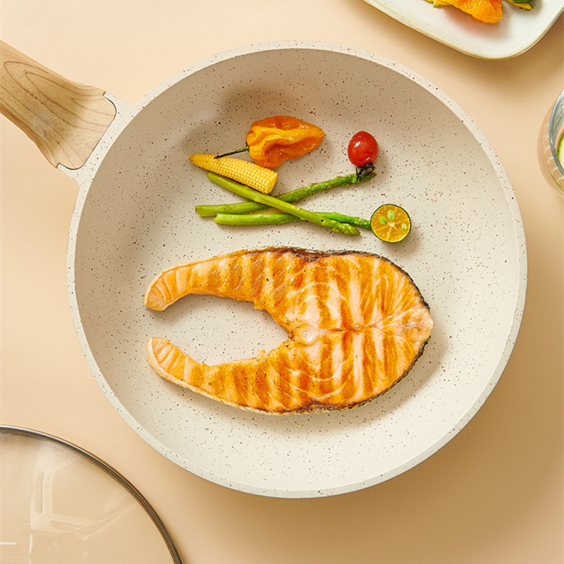 【LEUSE】Medical Stone Non-Stick Cookware Set - 5 Colors - Healthy Frying ...