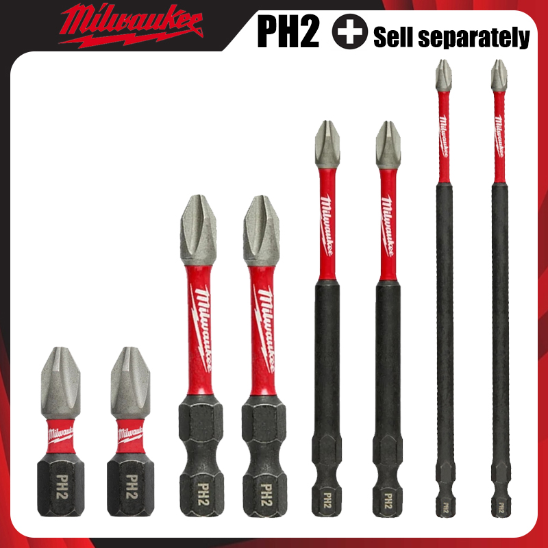 Milwaukee PH2 50/89/25/152MM Impact Type Bit High Speed Steel Wear ...