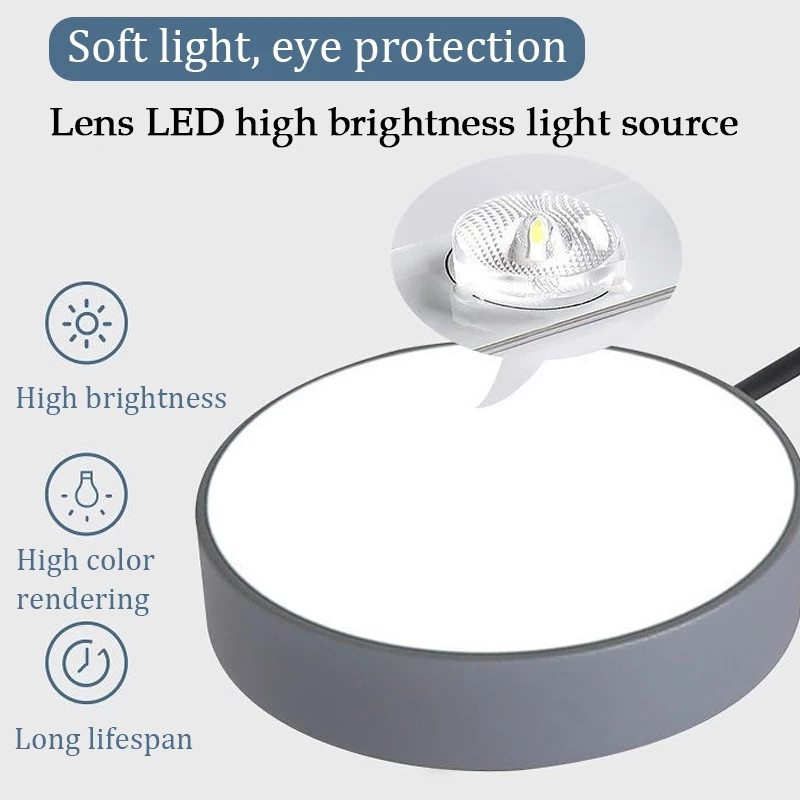 TEECK LED Macaroon Ceiling Light Modern Tricolour Chandelier Semi Flush ...