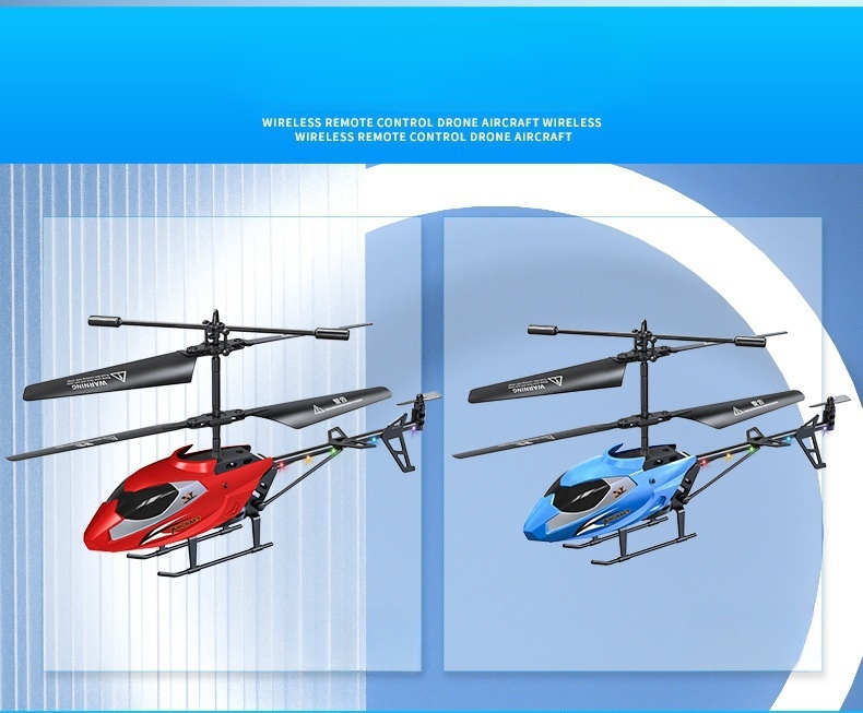 Charging Mini Helicopter with Light, Durable and Impact-Resistant ...