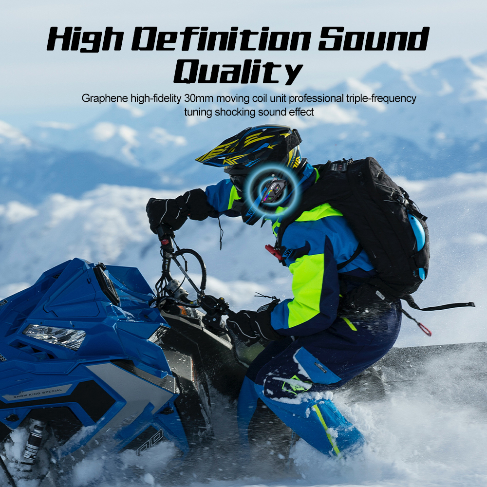 (Local Seller) Bluetooth X1 Plus Motorcycle Helmet Intercom Headset For ...