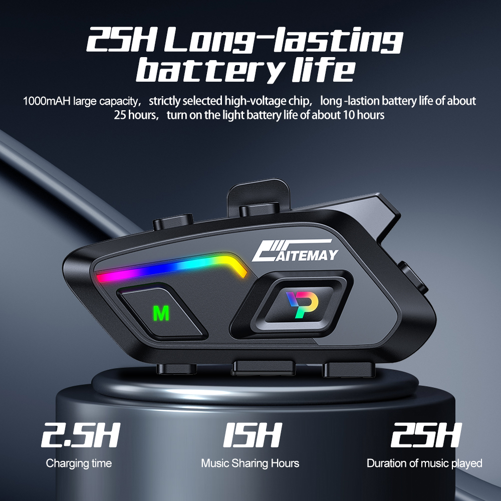 (Local Seller) Bluetooth X1 Plus Motorcycle Helmet Intercom Headset For ...