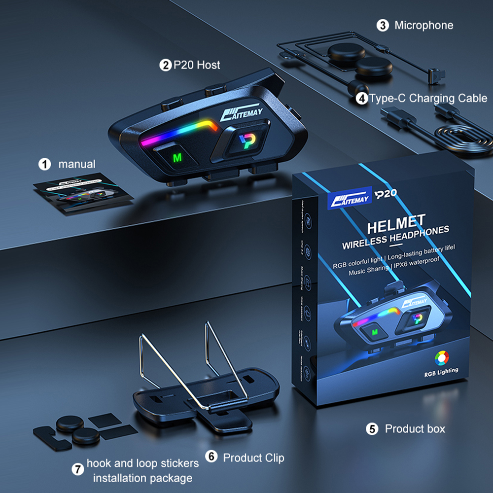 (Local Seller) Bluetooth X1 Plus Motorcycle Helmet Intercom Headset For ...