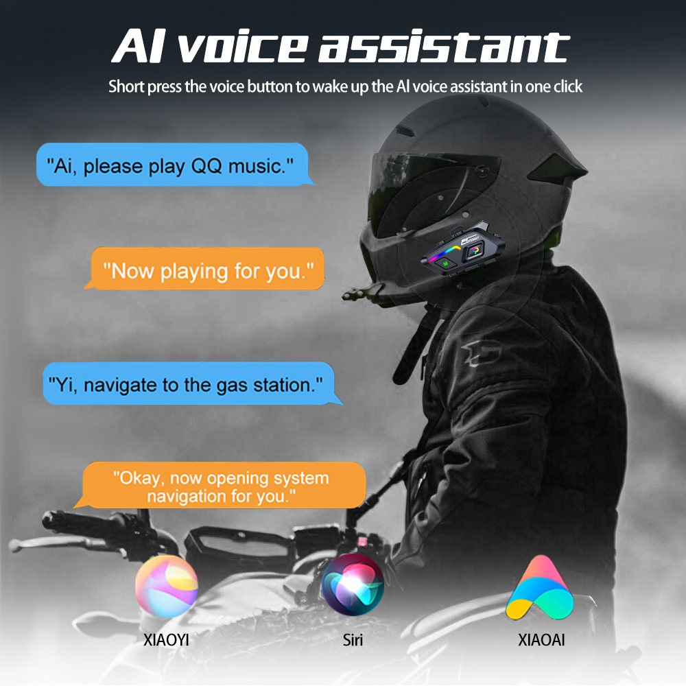 (Local Seller) Bluetooth X1 Plus Motorcycle Helmet Intercom Headset For ...