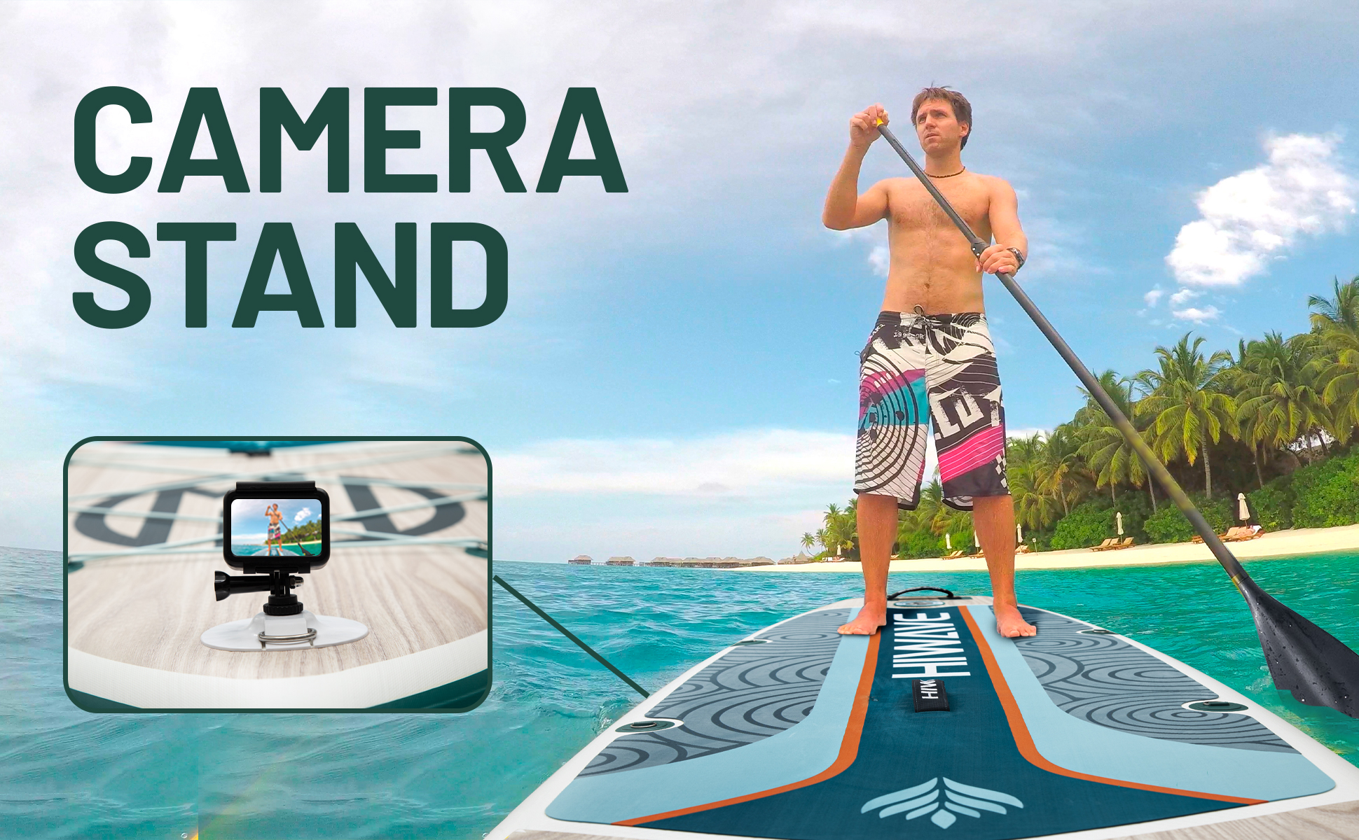 HIWAVE Inflatable Surfboard Stand Up Paddle Board 11'*34''*6'' Extra ...
