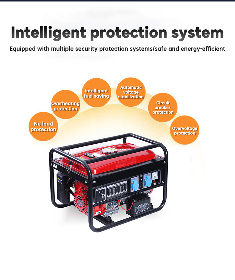 4kw Generator For Home Gasoline Generator 220V/60HZ Outdoor Small ...