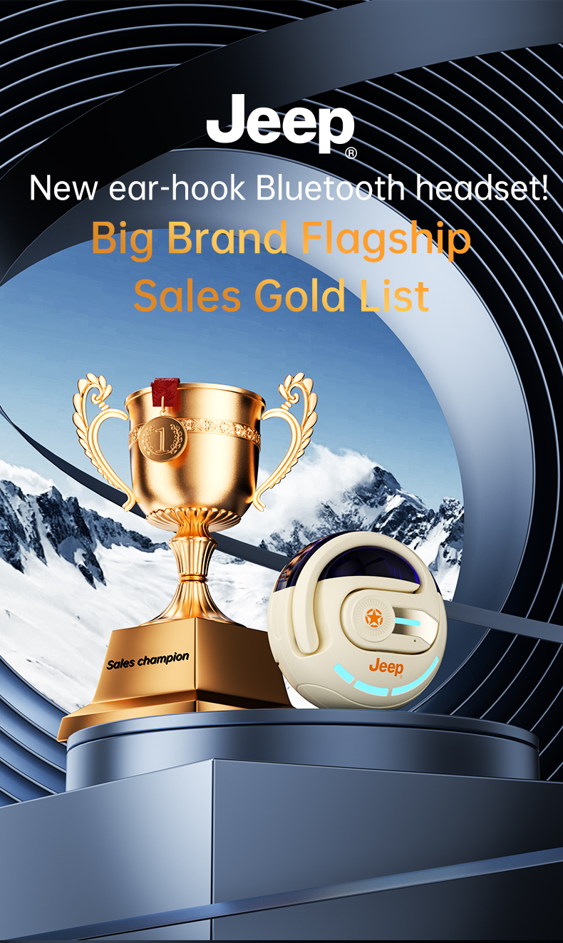 Jeep EC033 Open Ear Earphones Bluetooth 5.4 HiFi Sound HD Calls ...
