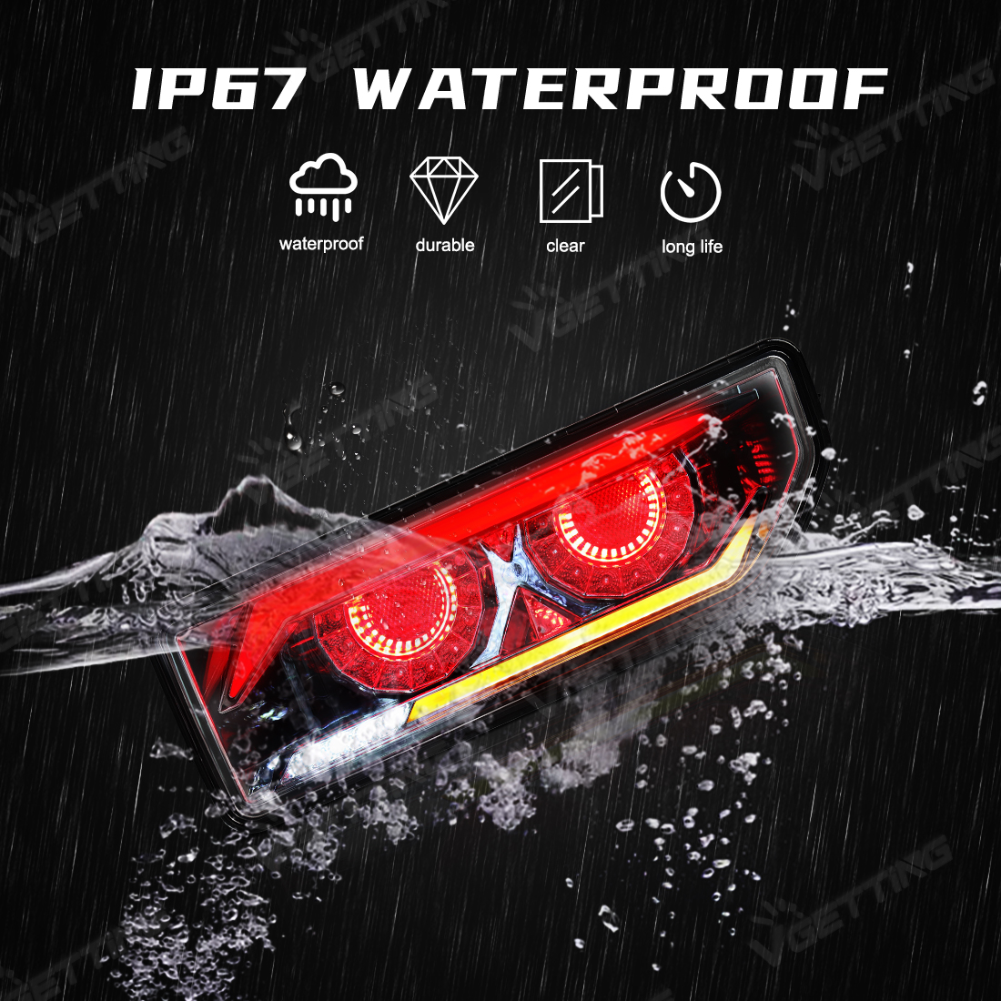 Car LED Tail Light For Suzuki Jimny 2019 2020 2021 2022 2023 Rear Brake ...