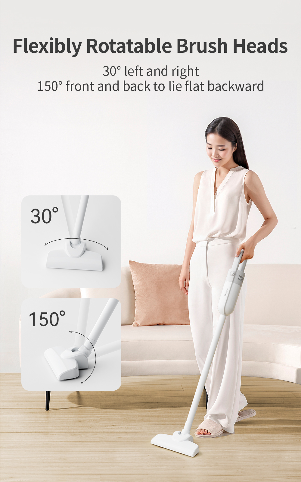 Simplus Vacuum Cleaner for Home Handheld Vacuum Strong Suction ...