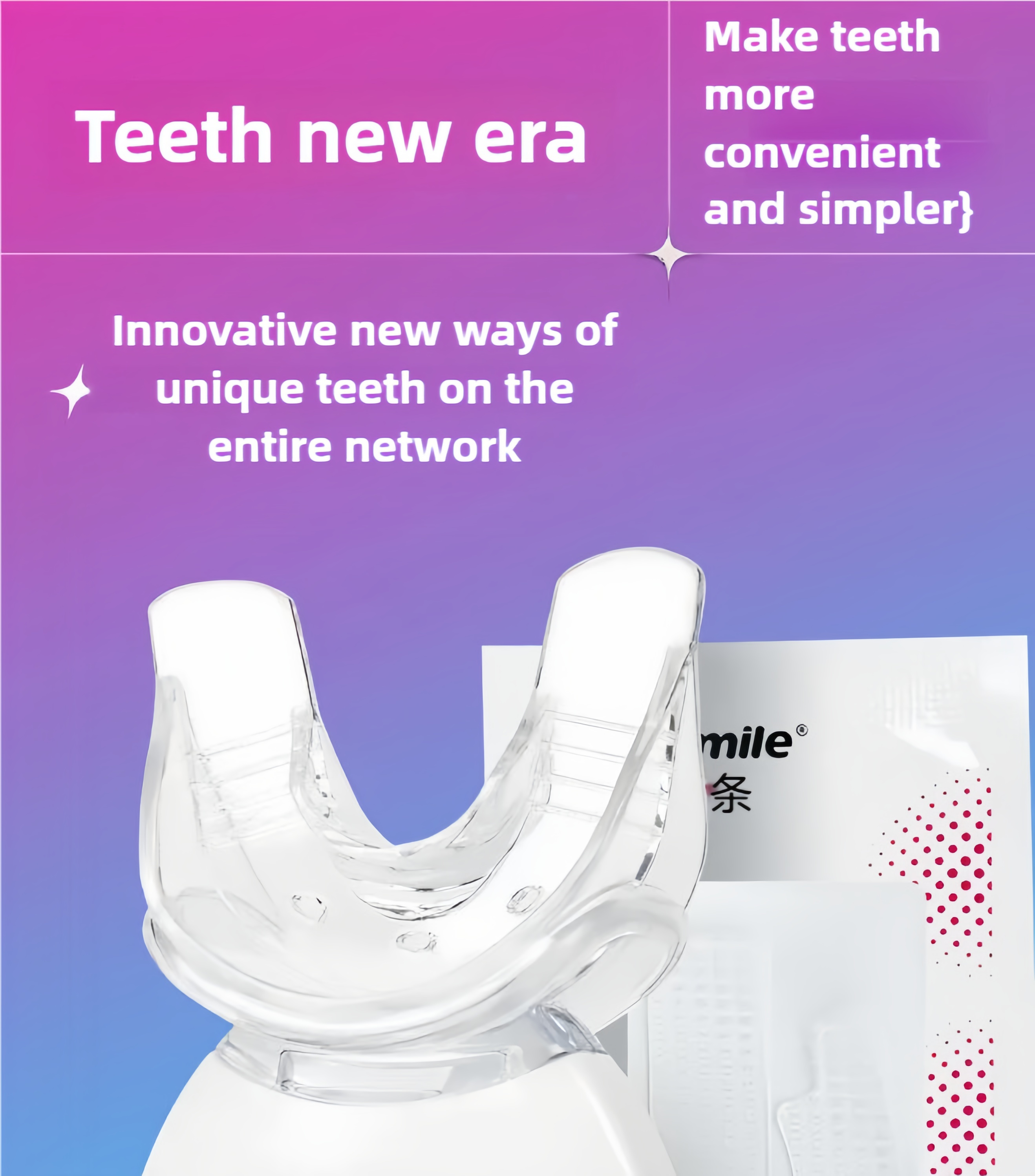 Teeth whitening device for home use, magical cold light to remove ...