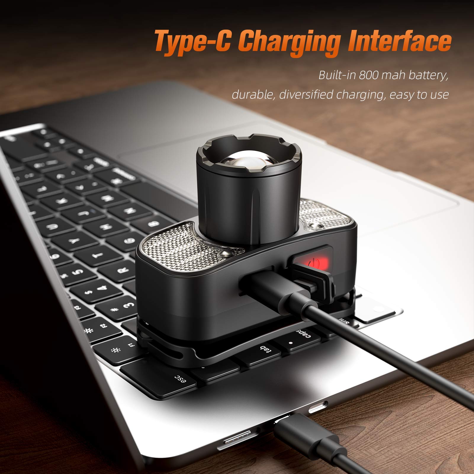 SUPERFIRE HL80 Rechargeable Headlamp Zoom Lens Mini Super Bright LED ...