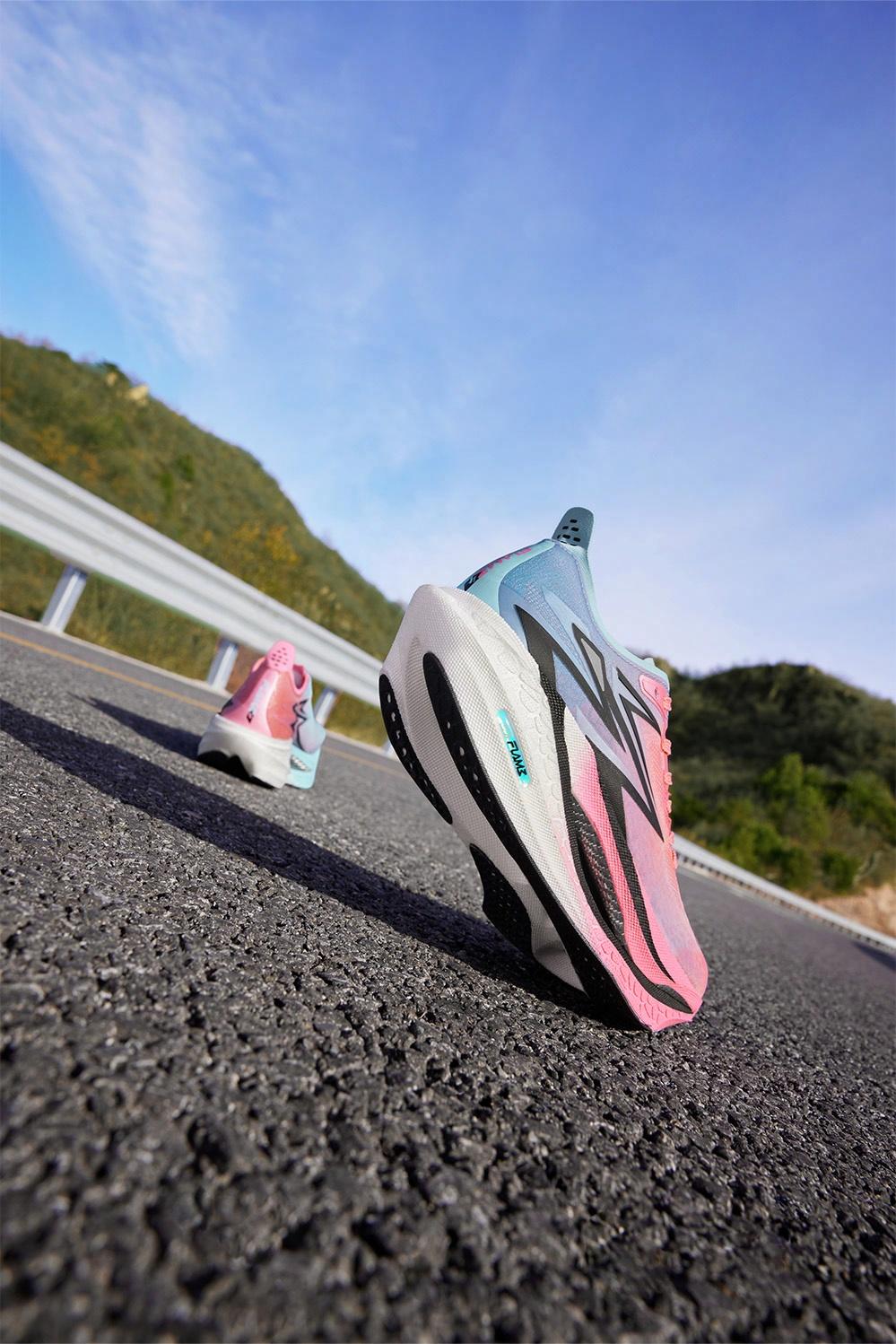 361 Degrees Flame 4 Carbon Plate Men's and Women's Marathon Shock ...