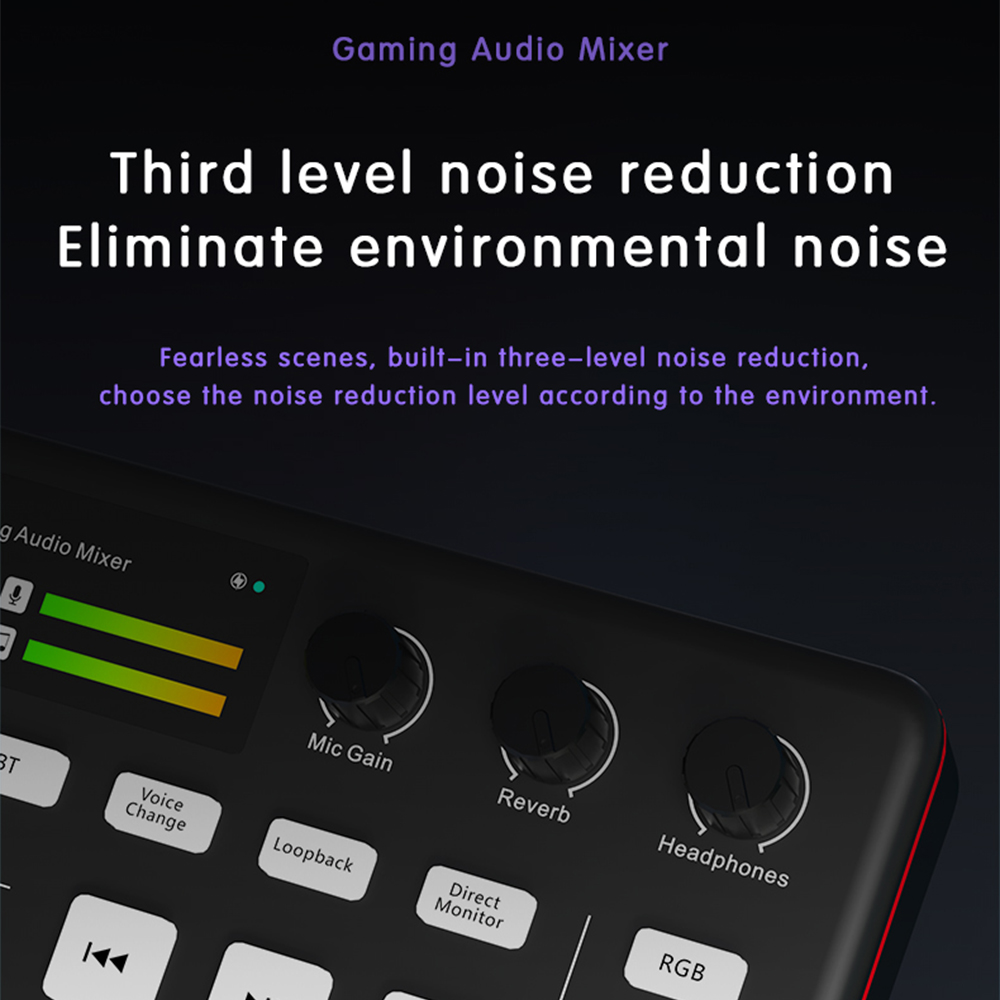 Kusky WM8 USB mic Xlr Dynamic mic with G1 Sound Card Audio Mixer for ...