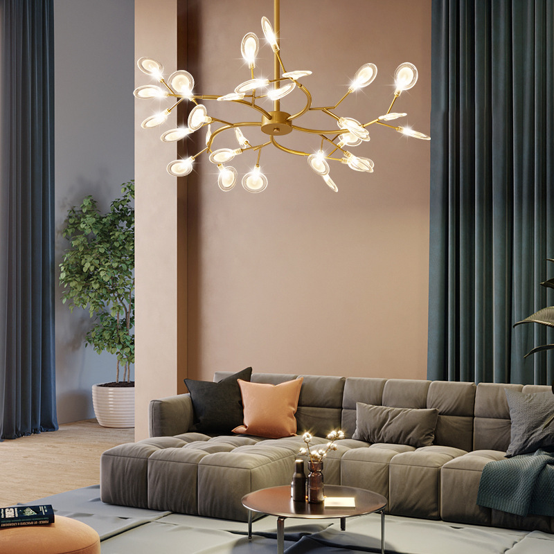 Drop Lamps Tri color Chandelier Modern Pendant Lamp Ceiling Lights ...