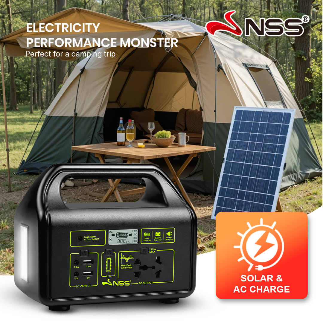 NSS 220V 150W Solar Power Station Multifunction Portable Solar ...