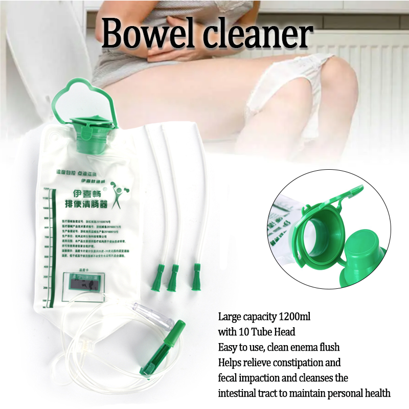 Home Colon Cleansing Enema Kit Reusable Anal Douche Rinse Bag for ...