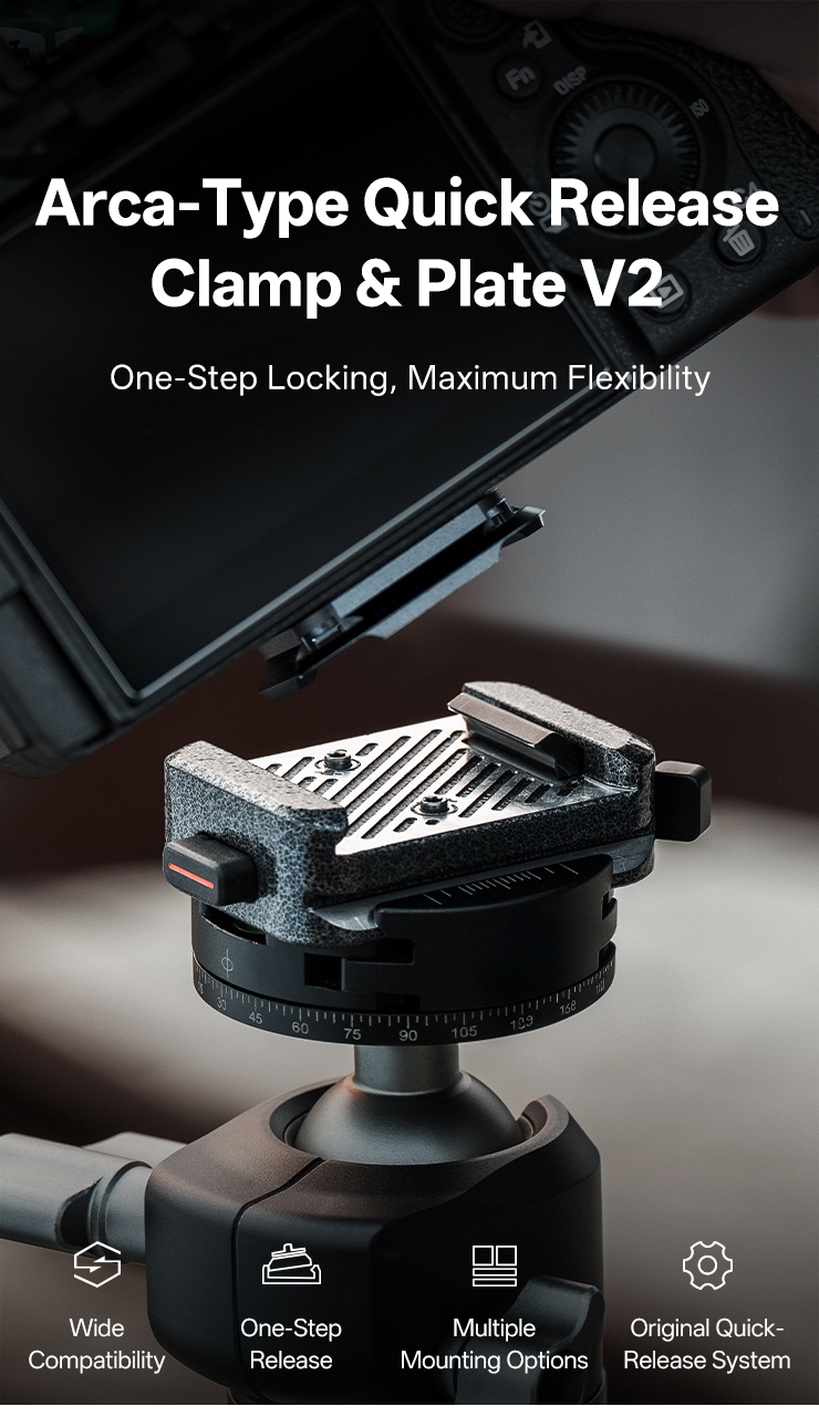 PGYTECH Arca-Type Quick Release Clamp & Plate V2 Set | Shopee Philippines