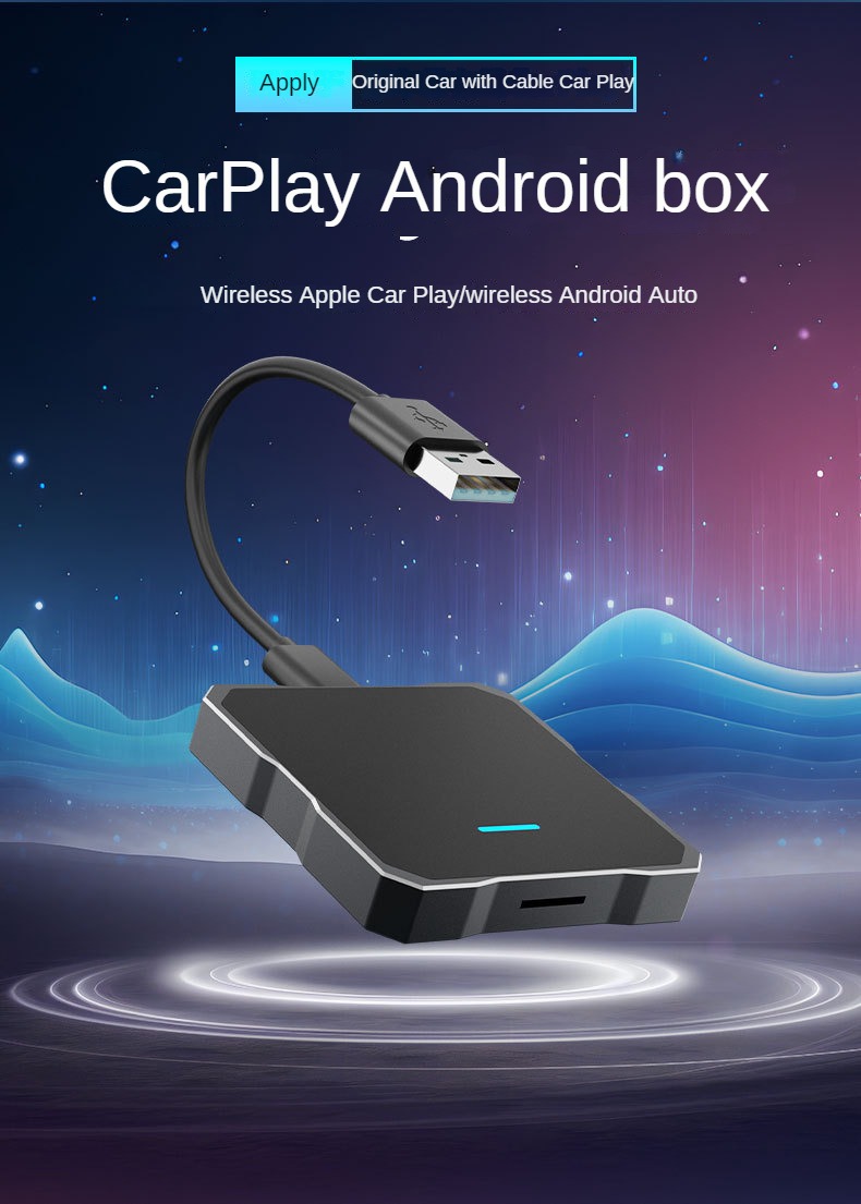 Smart CarPlay Ai Box 3in1 Android 12 TV Box Wired To Wireless CarPlay Android Auto Built-in ...