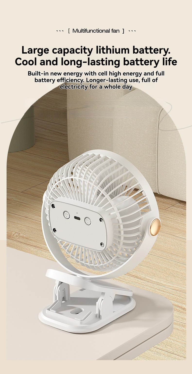 Rechargeable Fan Clip Fan With Standelectric Fan Mini Rechargeable ...