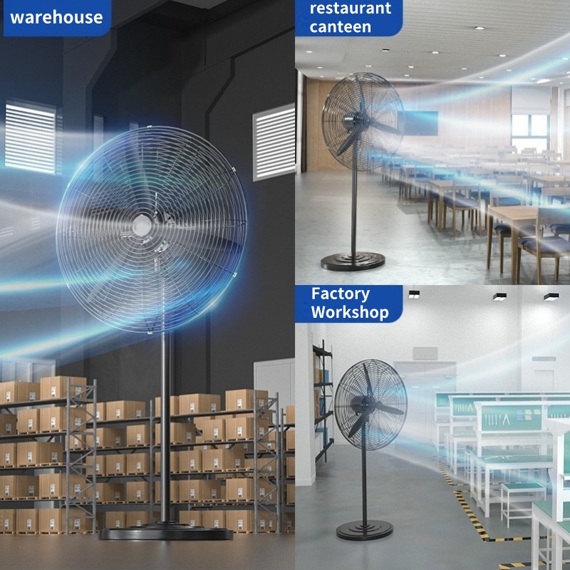 Industrial Fan 30 Inch Heavy Duty Three Speed Aluminum Blades Electric ...