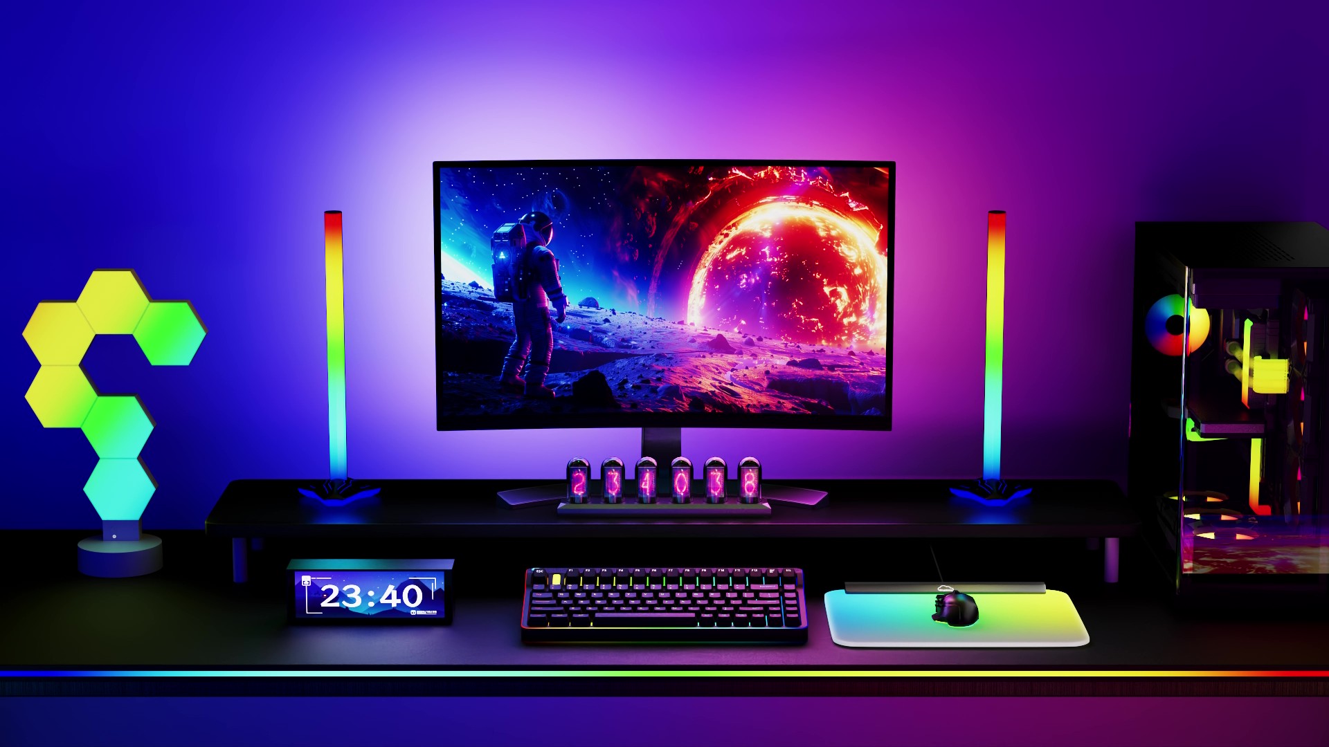 SKYDIMO RGB Gaming Light Kit - RGB Sync System with Backlight/Desktop ...