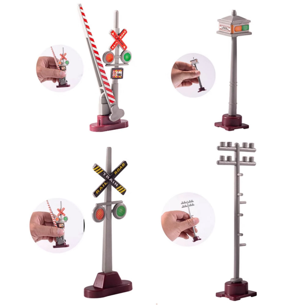 Train Model Scene Construction Signal Sign Full Set 16 HO Scale Series ...