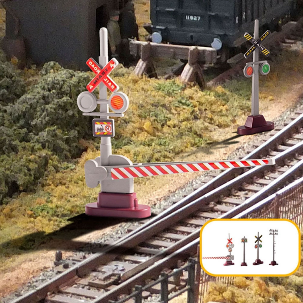 Train Model Scene Construction Signal Sign Full Set 16 HO Scale Series ...