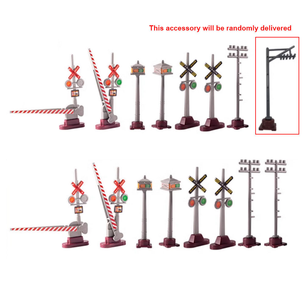 Train Model Scene Construction Signal Sign Full Set 16 HO Scale Series ...