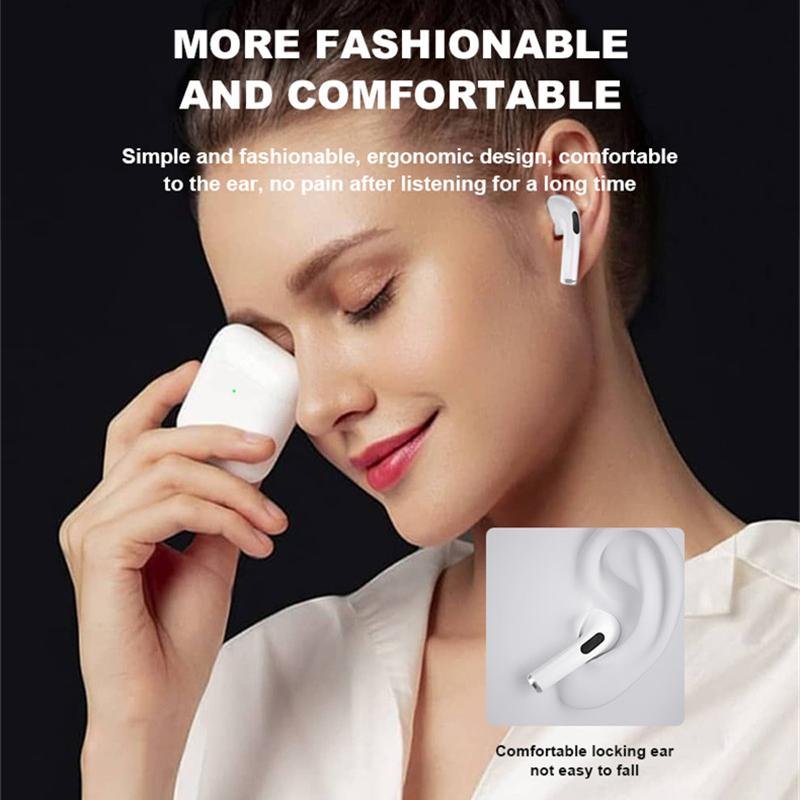 Pro4 Earbuds Bluetooth 5.0 Wireless Sport Earphones Mic Charging Box ...