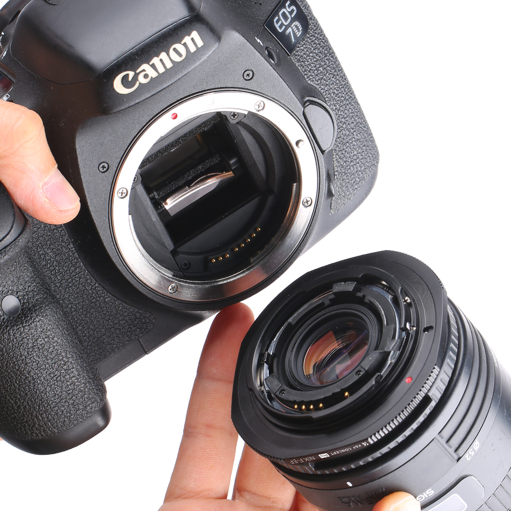 K&F Concept Lens Adapter for Nikon F/AI Mount Lens to Canon EOS EF EF-S ...