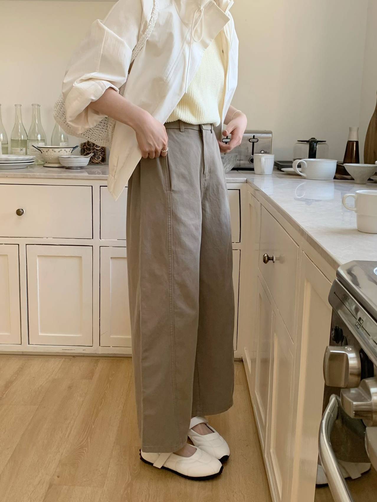85676 All-Match Solid Color Casual Fashion Trousers | Shopee Philippines