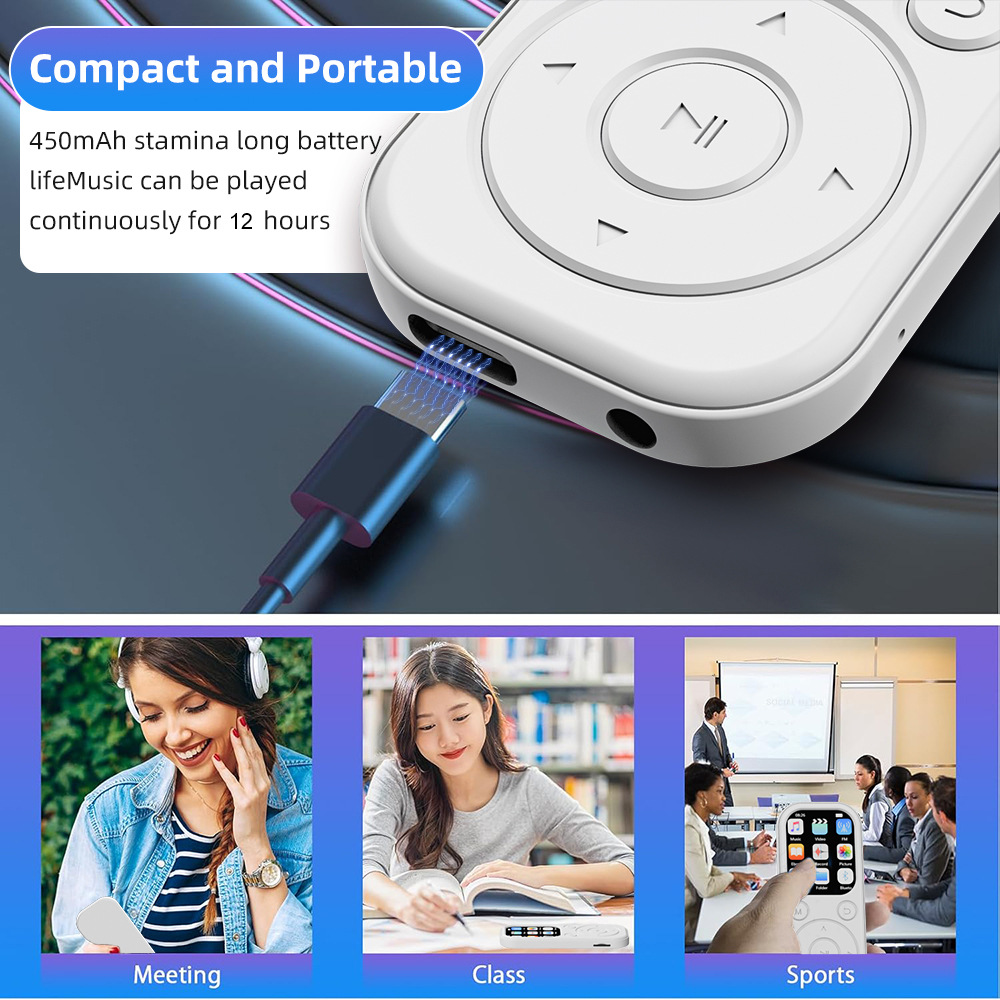 (Philippines Stock) MP3/MP4 Music Player Electronic FM Radio 2-inch ...