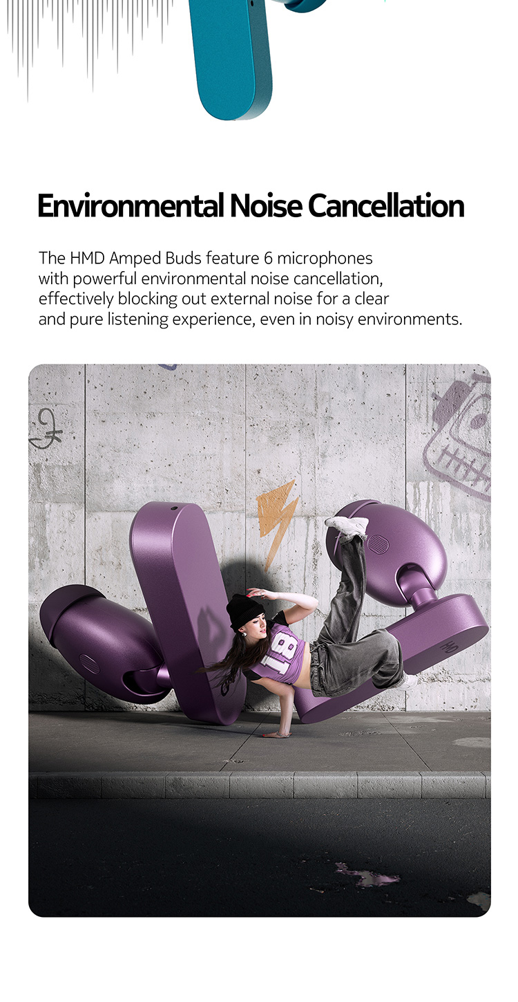 NEW HMD Amped Buds: World's 1st Reverse Wireless/Wired Dual-Mode ...