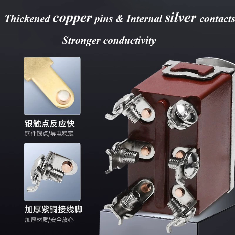 2pcs/10pcs Electrical Mini Toggle Switch AC 250V 15A Amps On/Off 2 ...