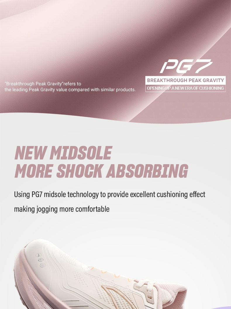 ANTA Women PG7 Float Running Shoes Cushioning Rebound Shock Absorption ...
