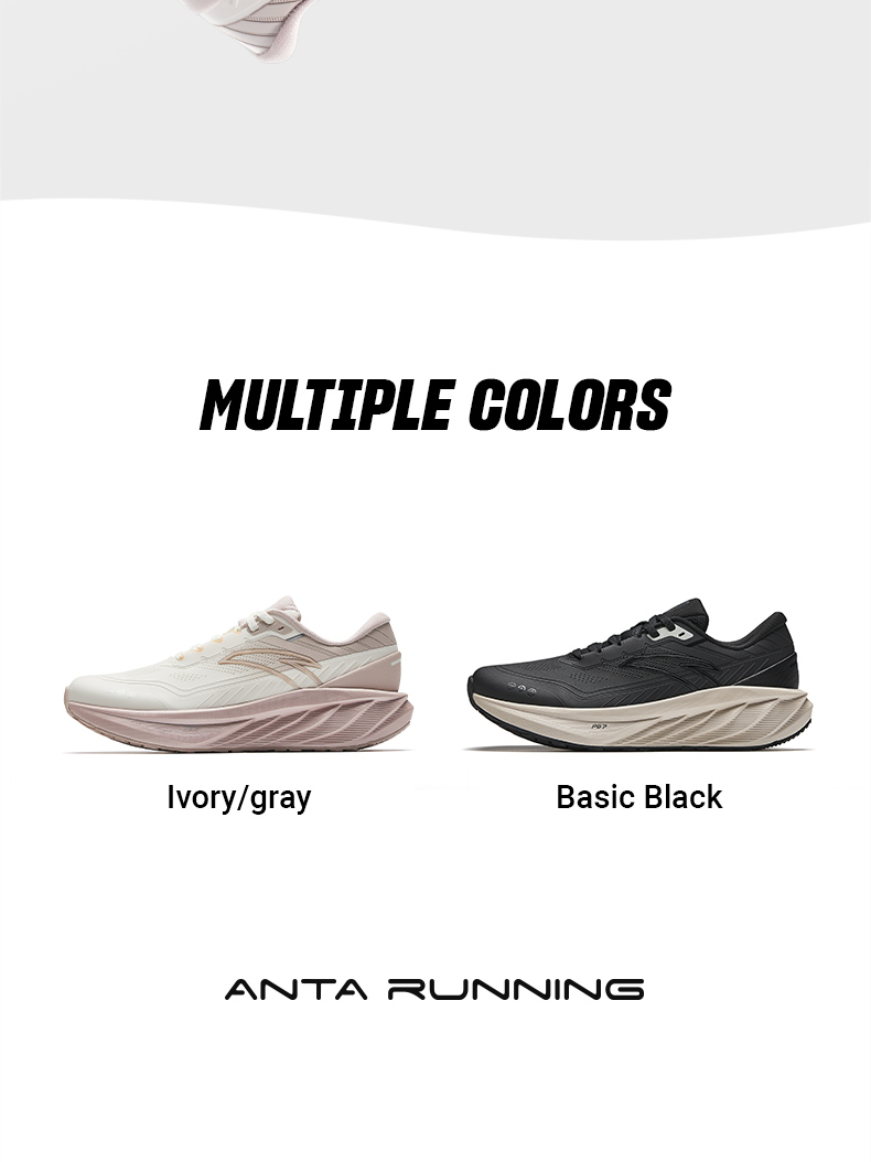 ANTA Women Float PG 7 Running Shoes 2E Widefoot Rebound Breathable ...