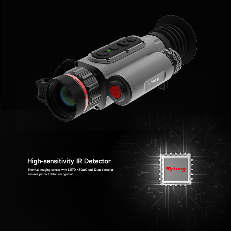 Sytong LM02-19 Handheld Thermal Imaging Camera Outdoor Telescope Multi-color Plate Can Zoom 900 ...